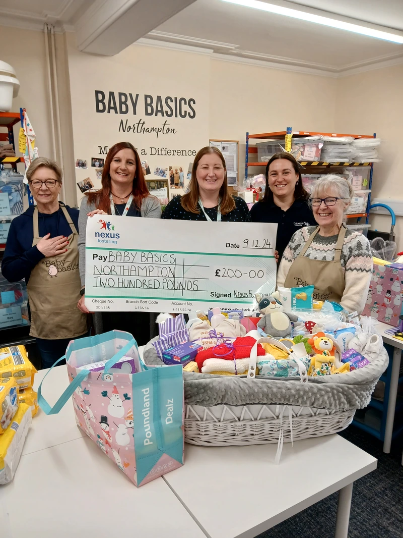 Nexus Fostering Donates £200 and Volunteers at Baby Basics in ...