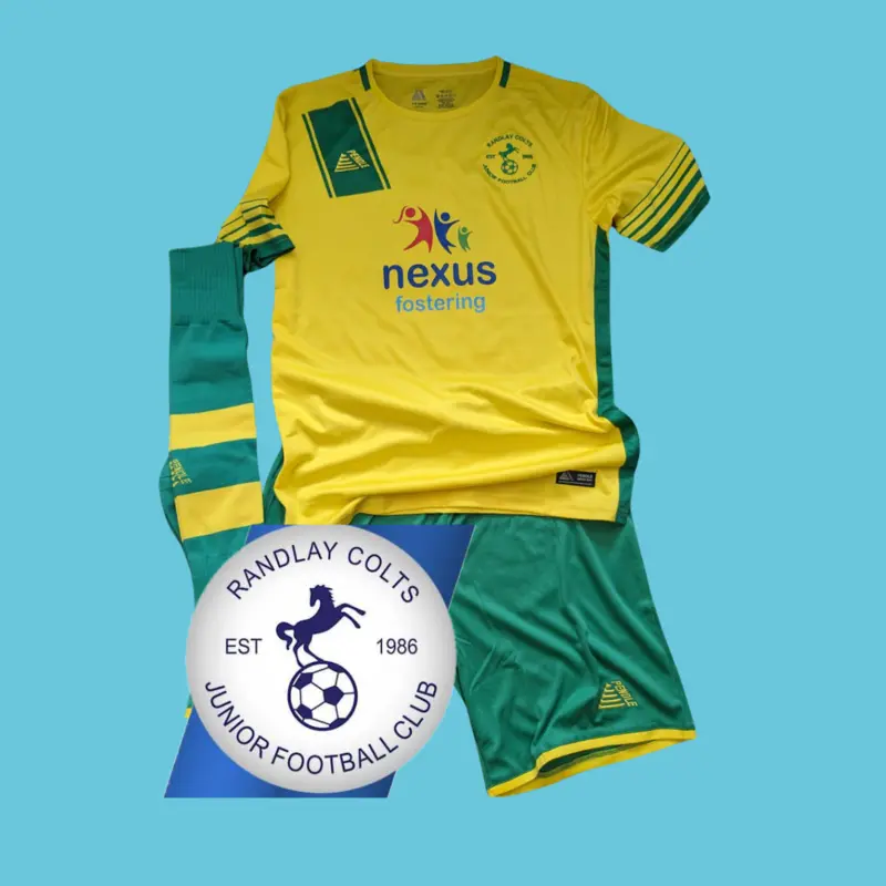 Nexus Fostering sponsor Telford Club Randlay Colts JFC U13’s new kit ...